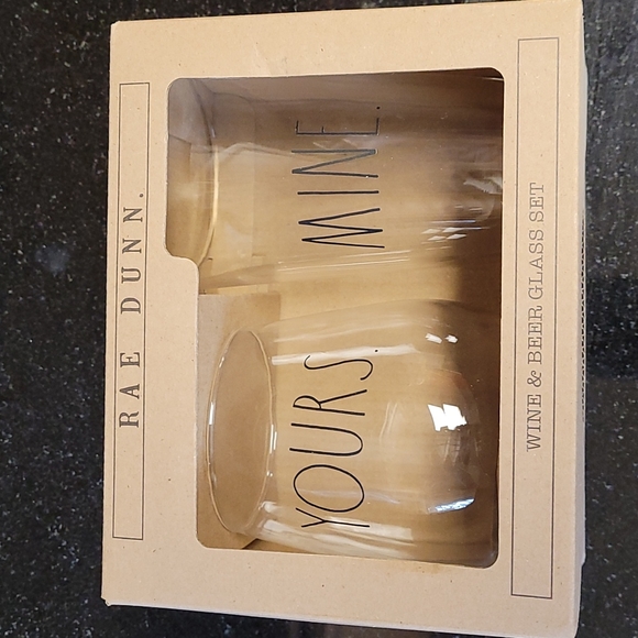 Rae Dunn | Kitchen | Rae Dunn Wine Beer Glass Set | Poshmark